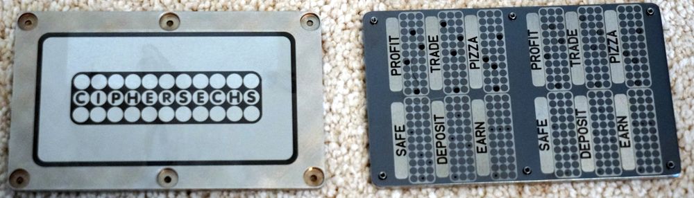 Metal Bitcoin Seed Storage Stress Test (round VI)